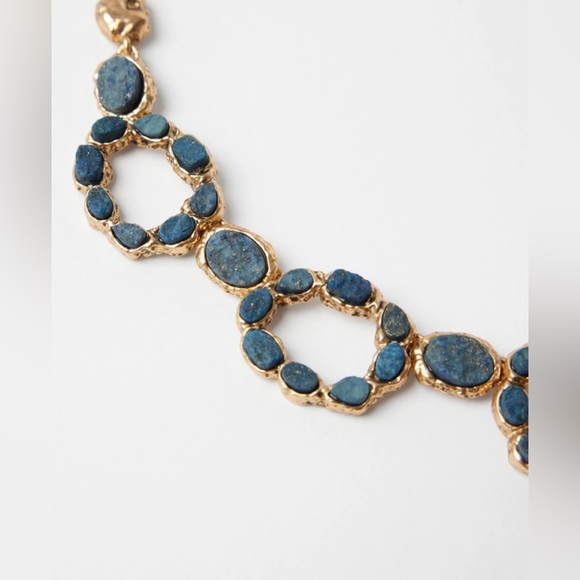 White House Black Market | Jewelry | Whbm Gold Tone And Blue ...